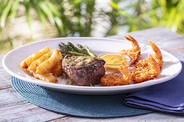 Filet Mignon and Coconut Shrimp* | Menu | Bahama Breeze Restaurant