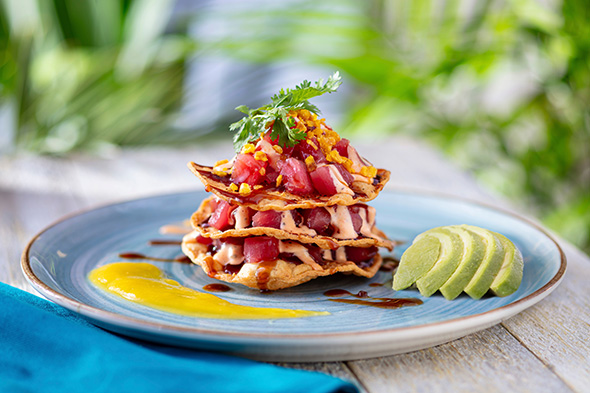 Tuna Tostada Stack* | Menu | Bahama Breeze Restaurant