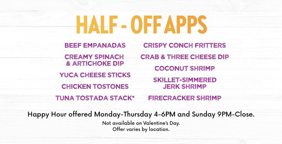 Happy Hour Duluth GA Bahama Breeze